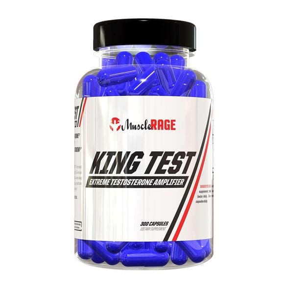 Muscle Rage Muscle Rage King Test (300 Caps) | Bodyshocker Retail