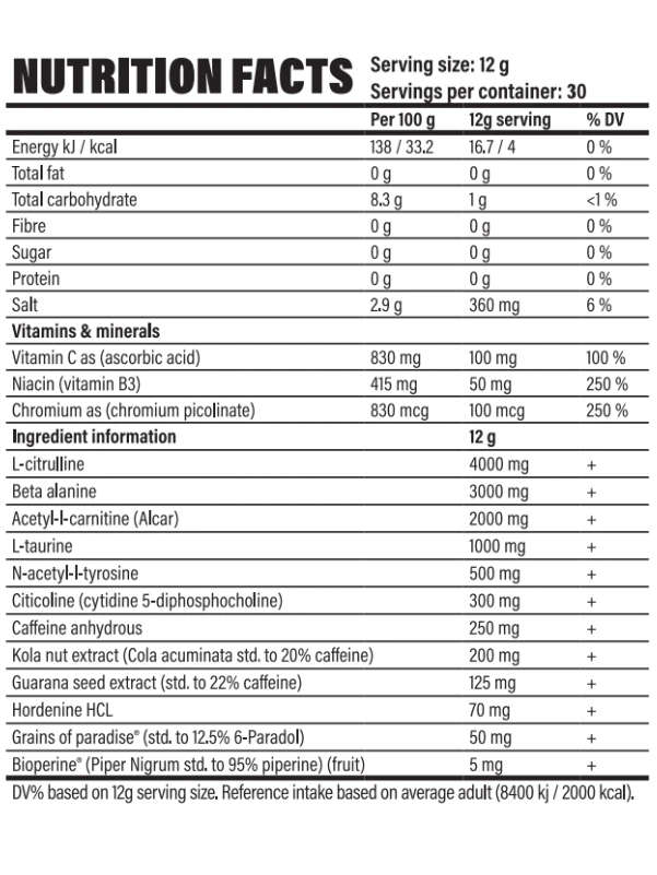 Rocket Ride Pre-Workout (360g) | Bodyshocker Retail